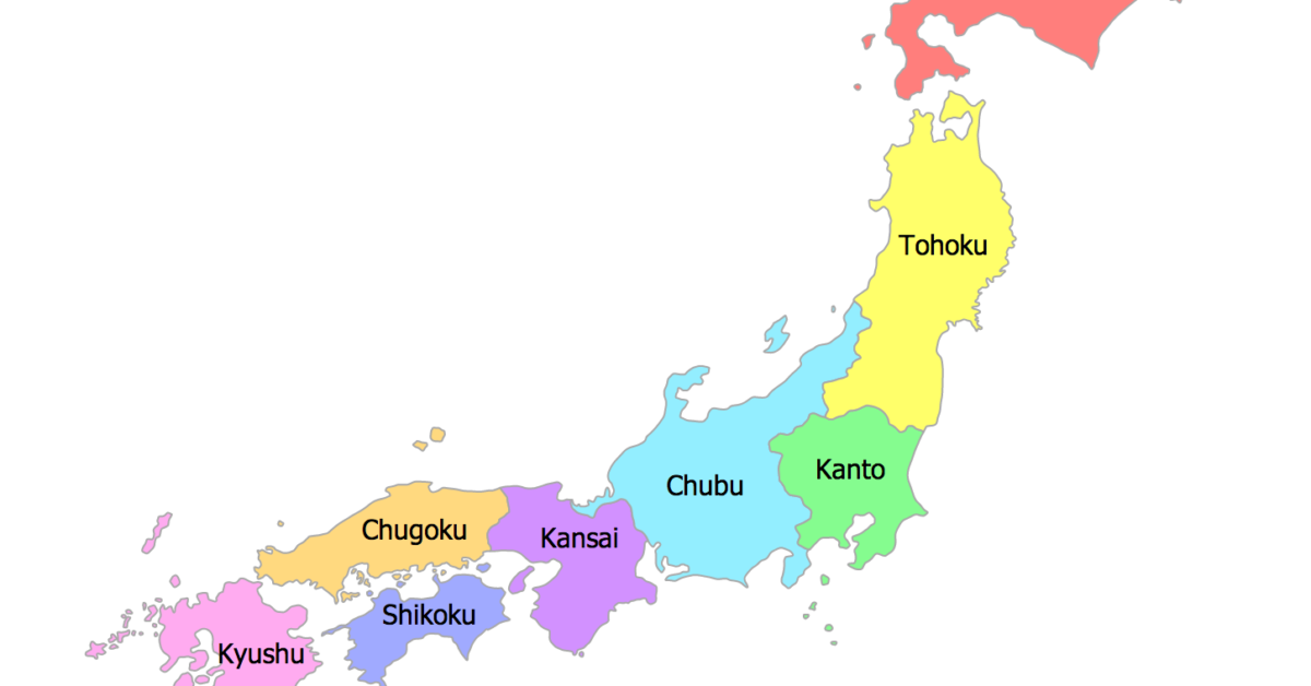 List of the Regions and Prefectures of Japan | Kyuhoshi